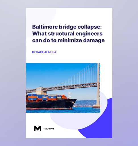 Baltimore bridge collapse: What structural engineers can do to minimize damage